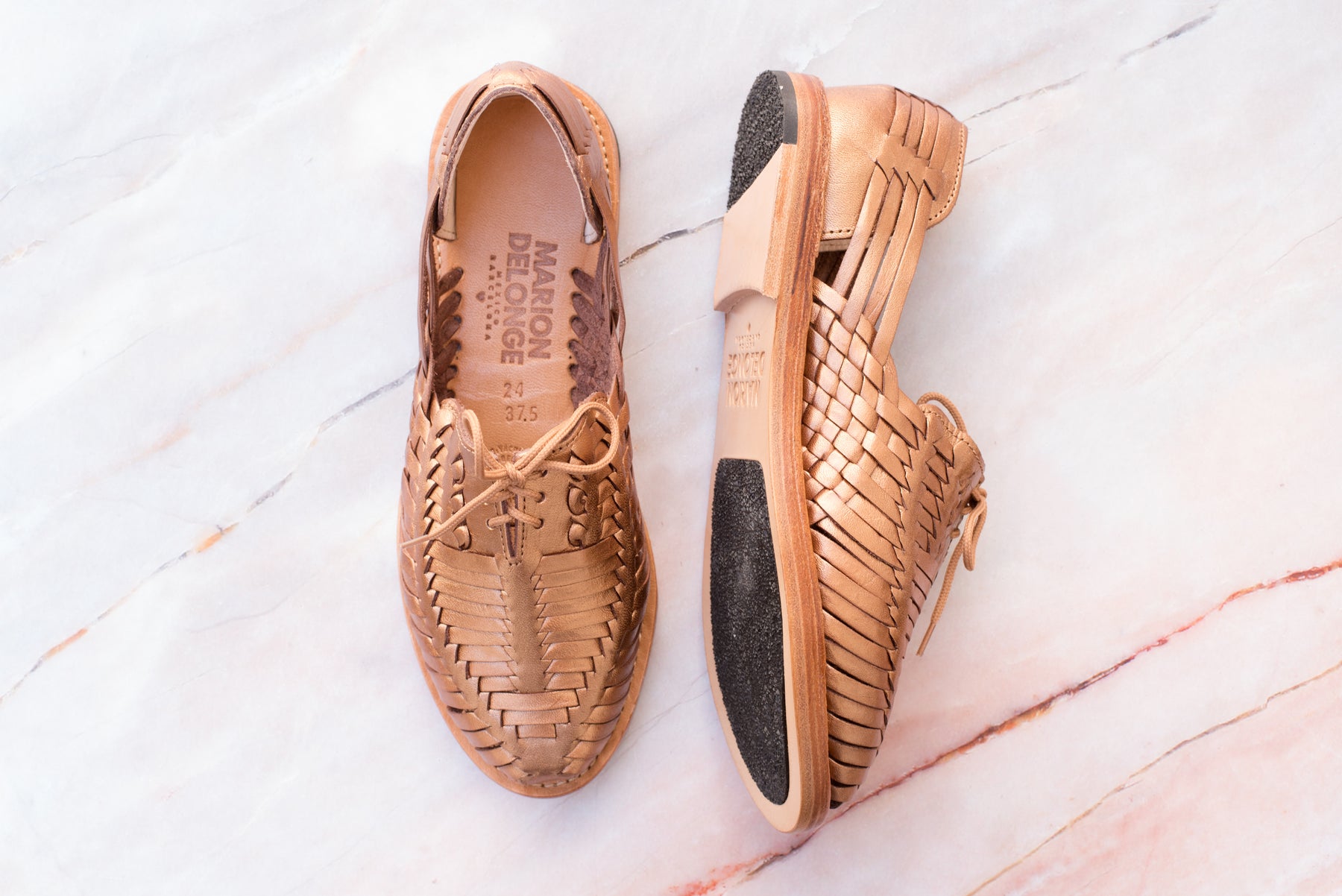 Huaraches Mexicanos Sandalias de Piel OXFORD - Marion DeLonge - Renata ...