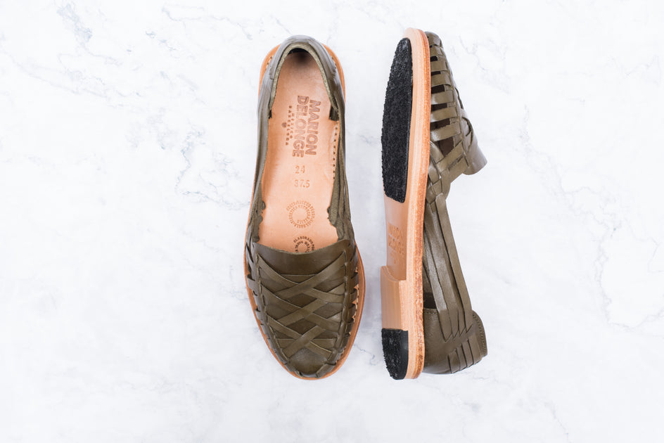 Huaraches Mexicanos Sandalias de Piel - Marion DeLonge - Valentina Olivo